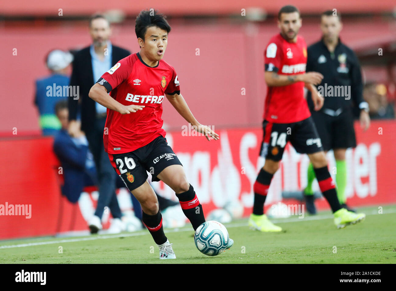 Palma de Mallorca, Spain. Credit: D. 25th Sep, 2019. Takefusa Kubo (Mallorca) Football/Soccer ...