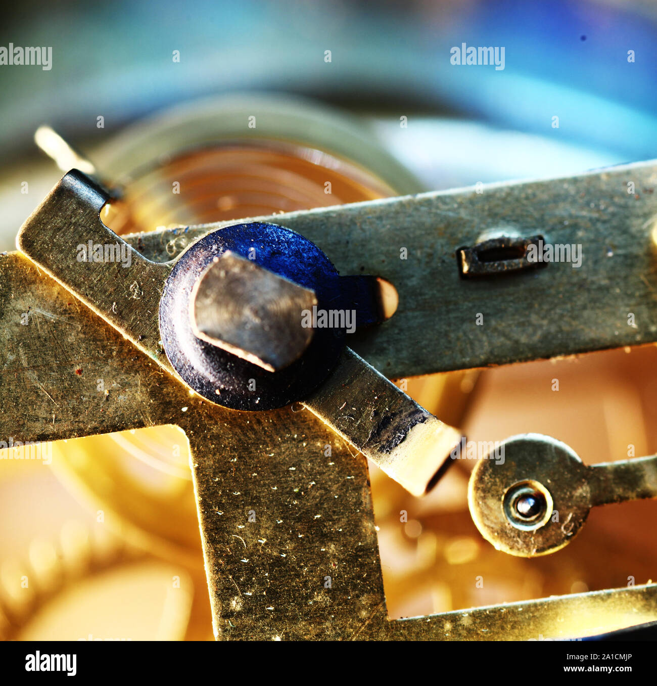 Old clock mechanism hi-res stock photography and images - Alamy