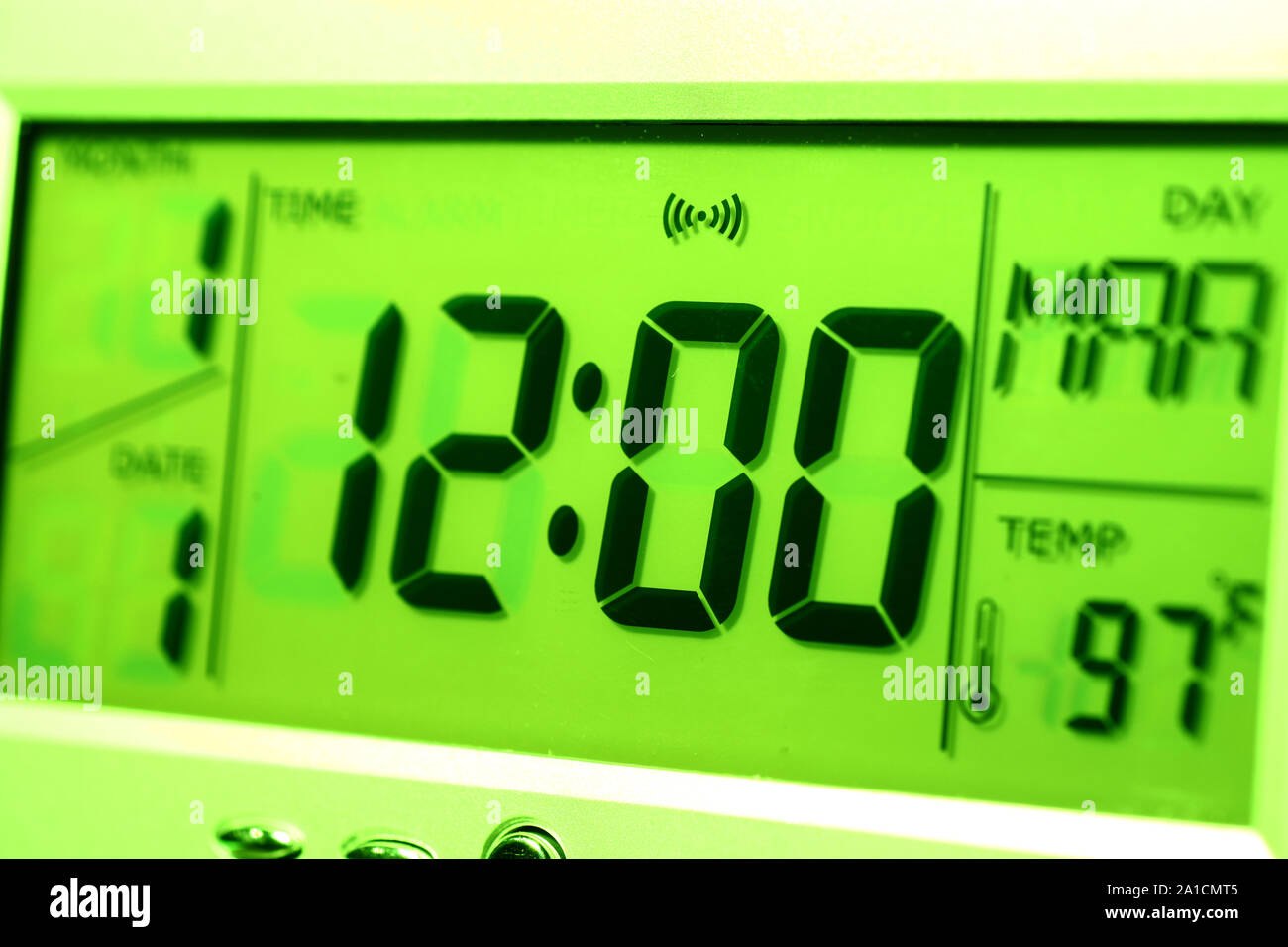 Close up of a digital timer lcd Stock Photo - Alamy