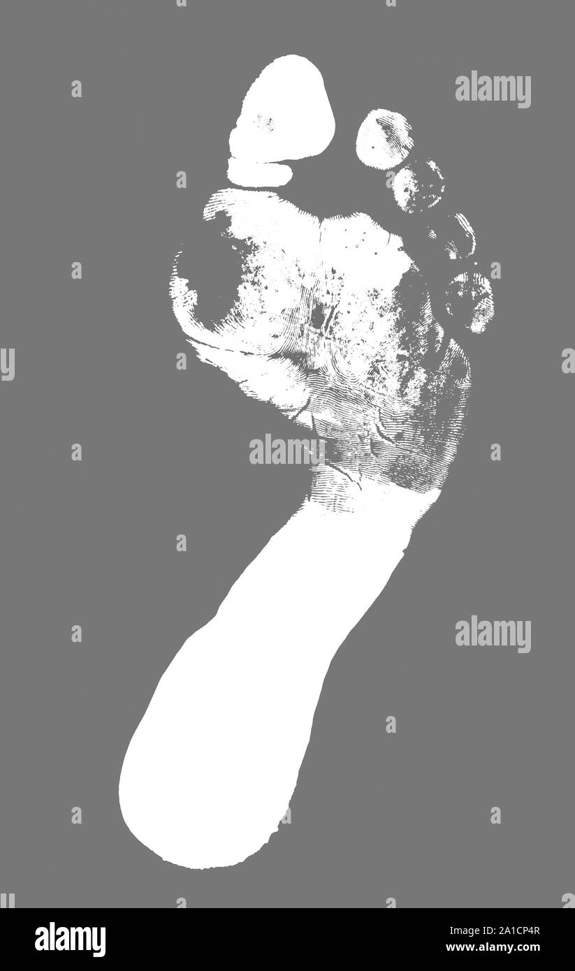 Foot step clipart Black and White Stock Photos & Images - Alamy