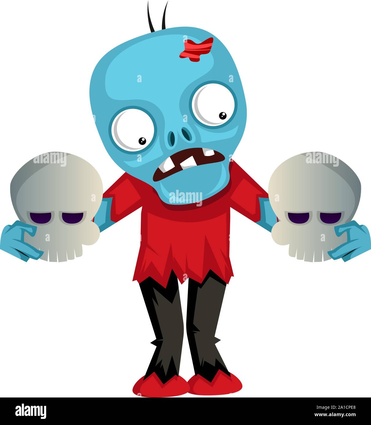 White pumpkin human skull Stock Vector Images - Alamy