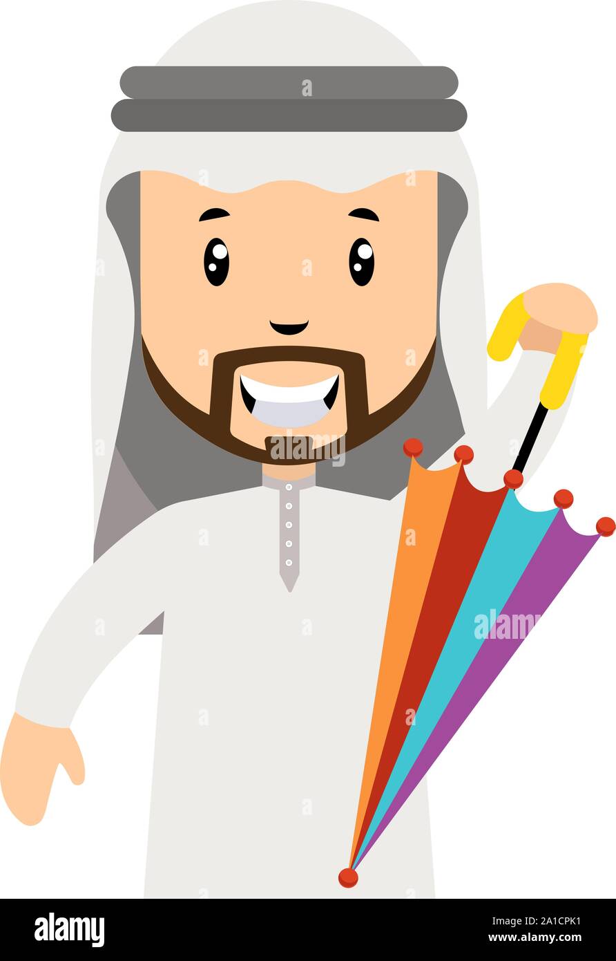 Arab business men set Stock Vector Images - Alamy