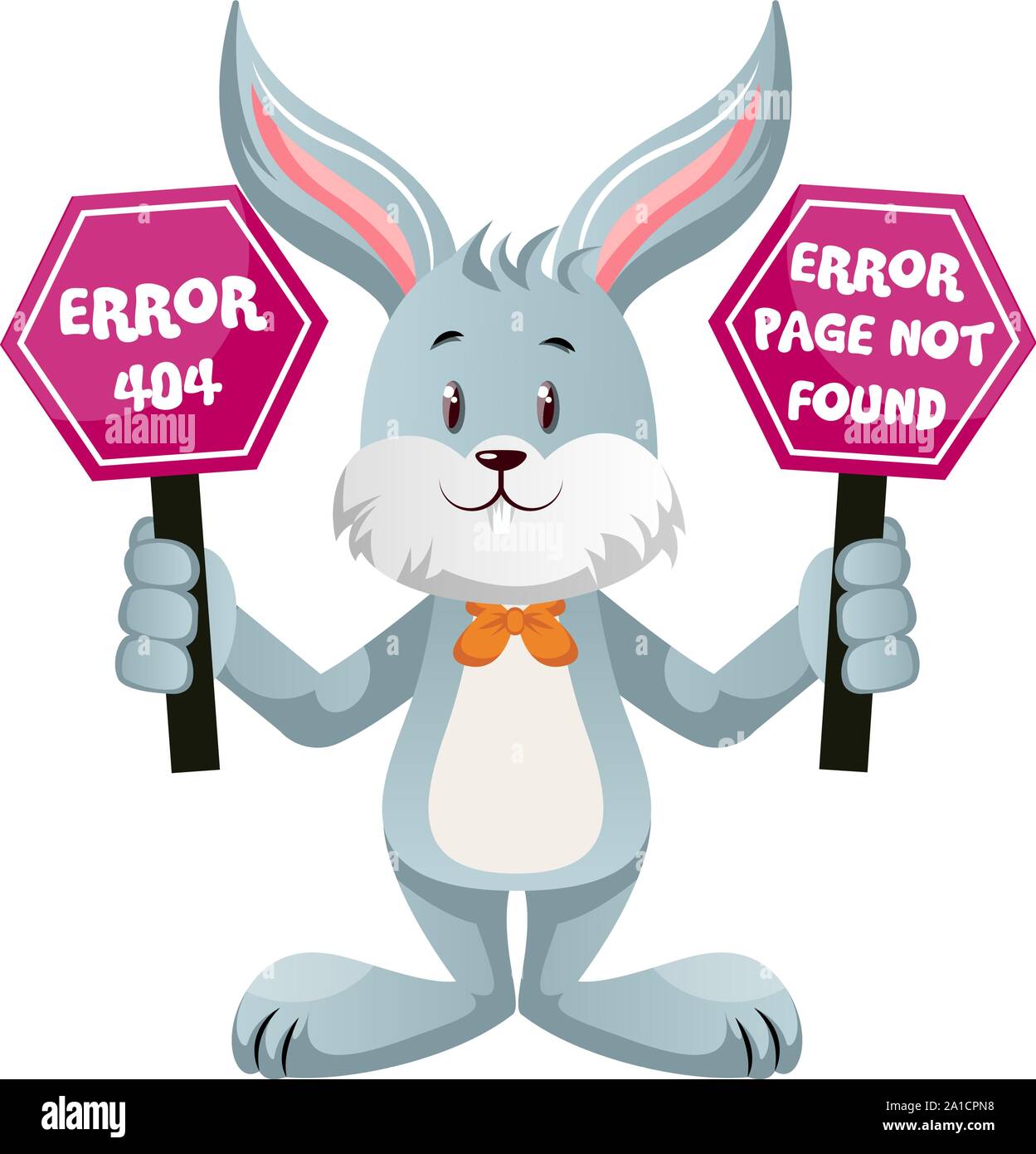 Cartoon cute rabbit gift Stock Vector Images - Alamy