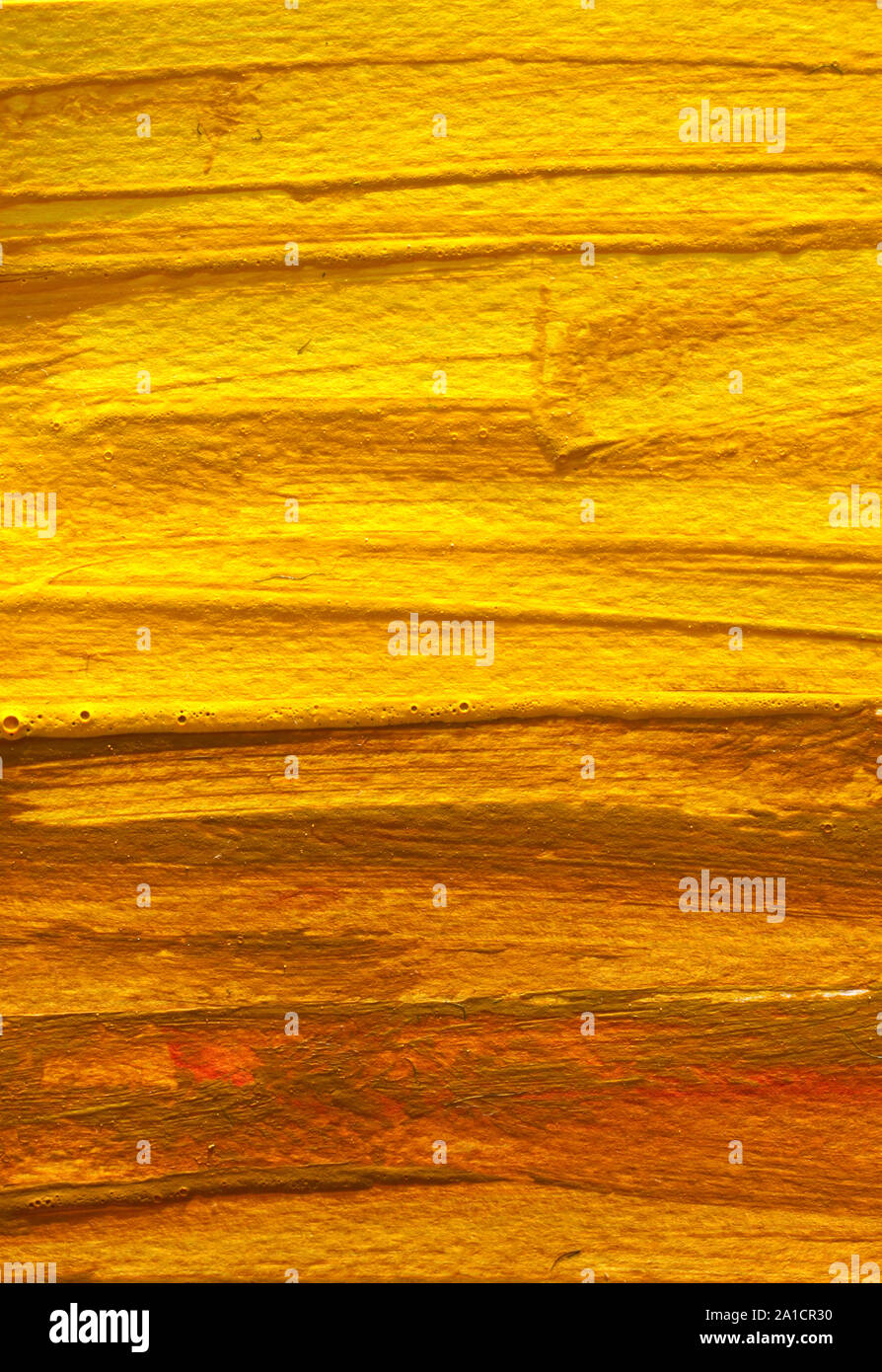 Close up of abstract color ink brush marks Stock Photo - Alamy