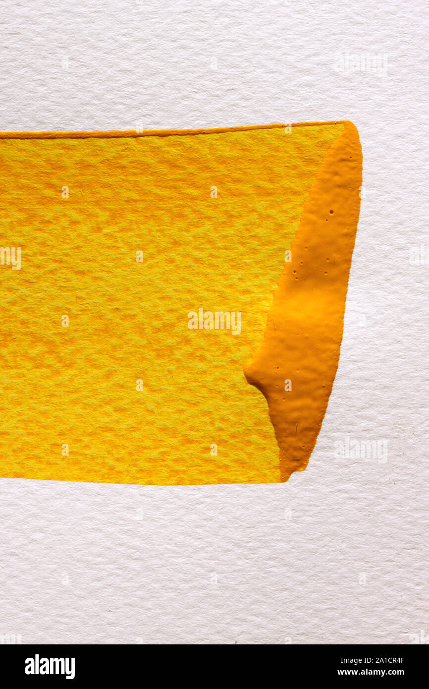 Close up of abstract color ink brush marks Stock Photo - Alamy