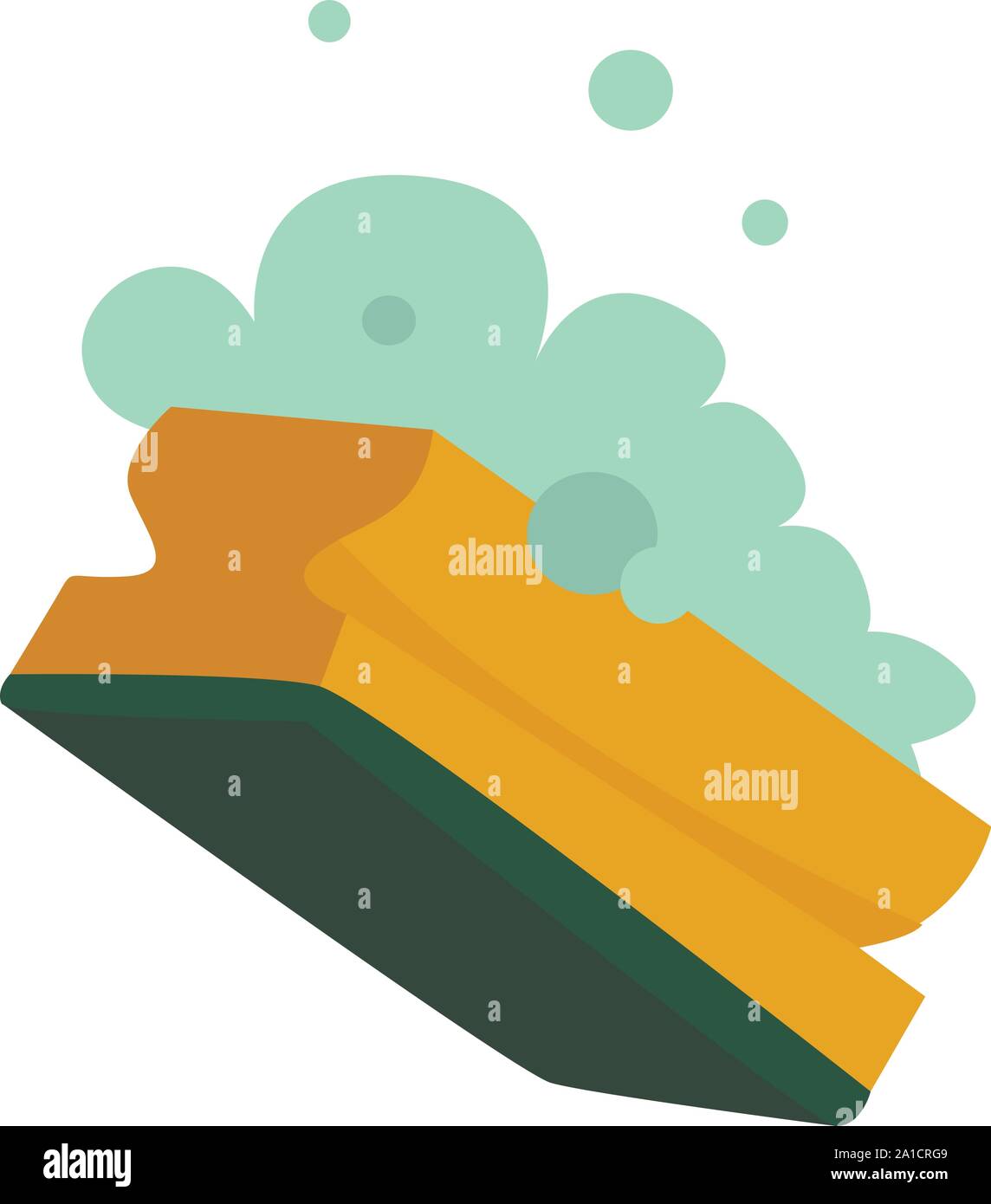 Sponge, illustration, vector on white background Stock Vector Image ...