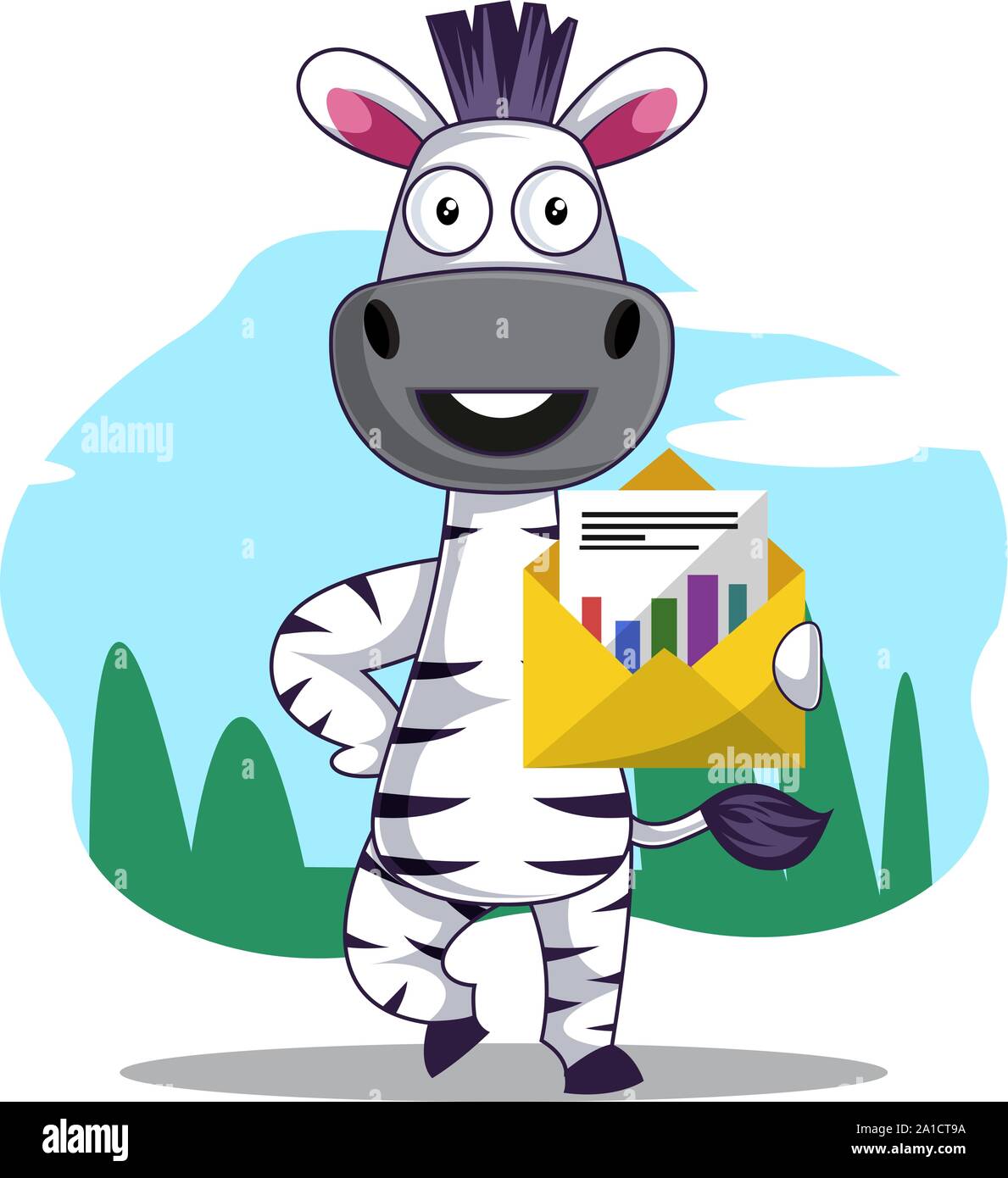 Notepad pen envelope Stock Vector Images - Alamy