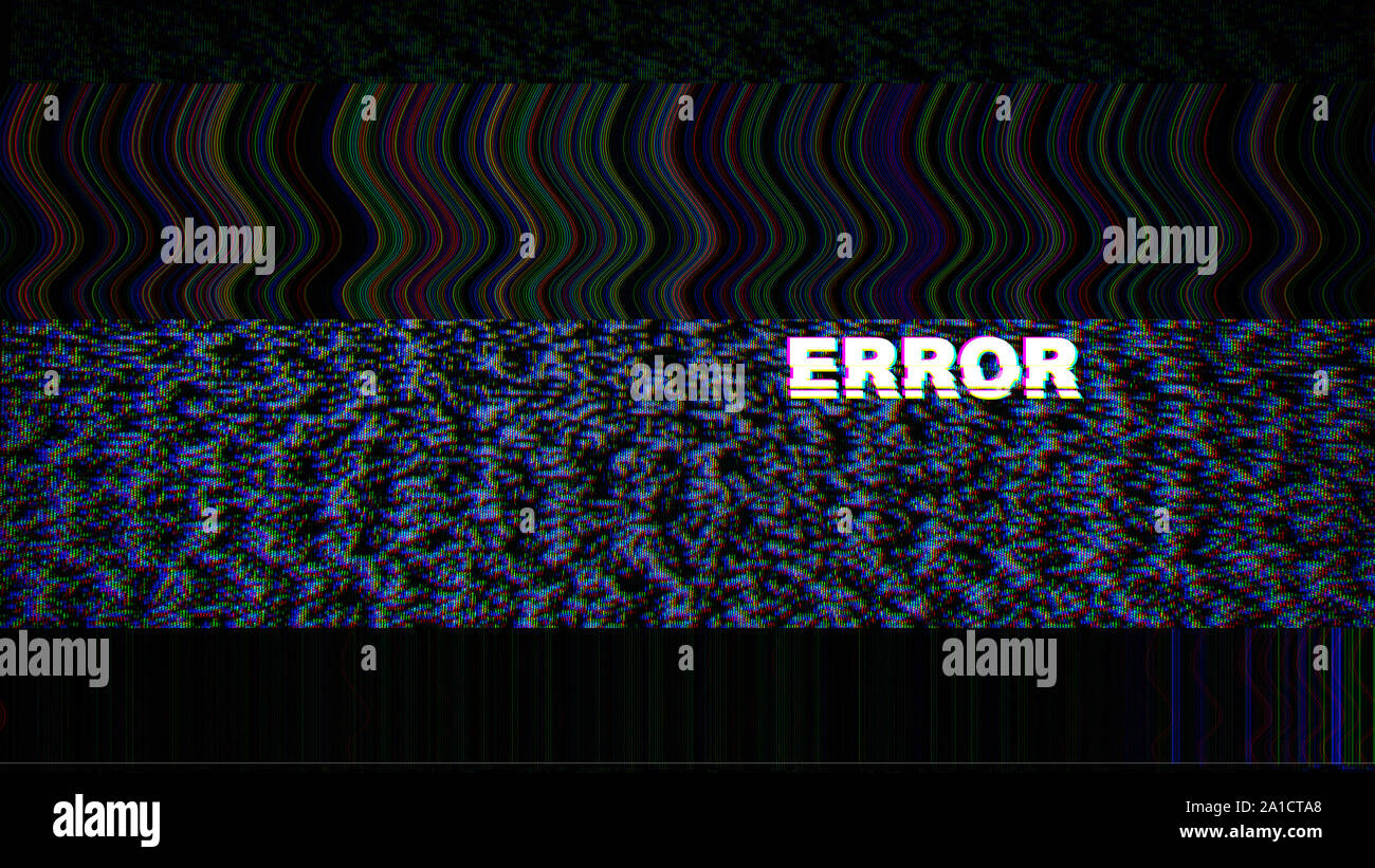 Glitch style, Abstract LED screen glitch pattern background Stock Photo ...