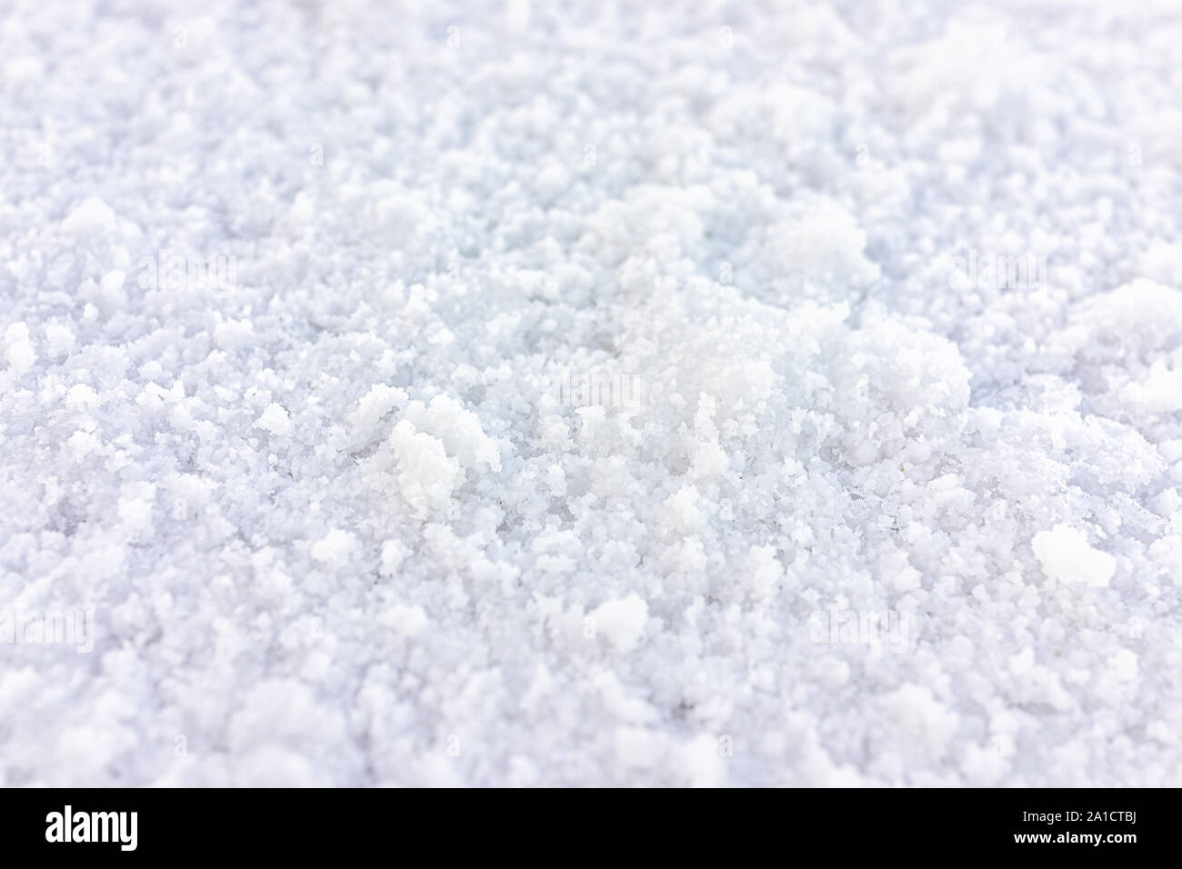 Macro closeup view on texture of Bonneville salt flats with wet salt on ...