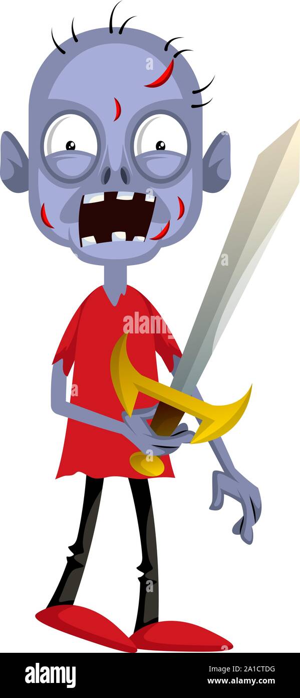 Sword medieval on red Stock Vector Images - Alamy