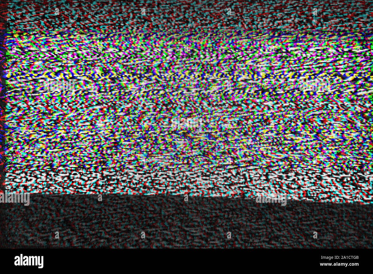 Abstract Digital Pixel Noise Glitch Error Video Damage Stock Photo - Alamy