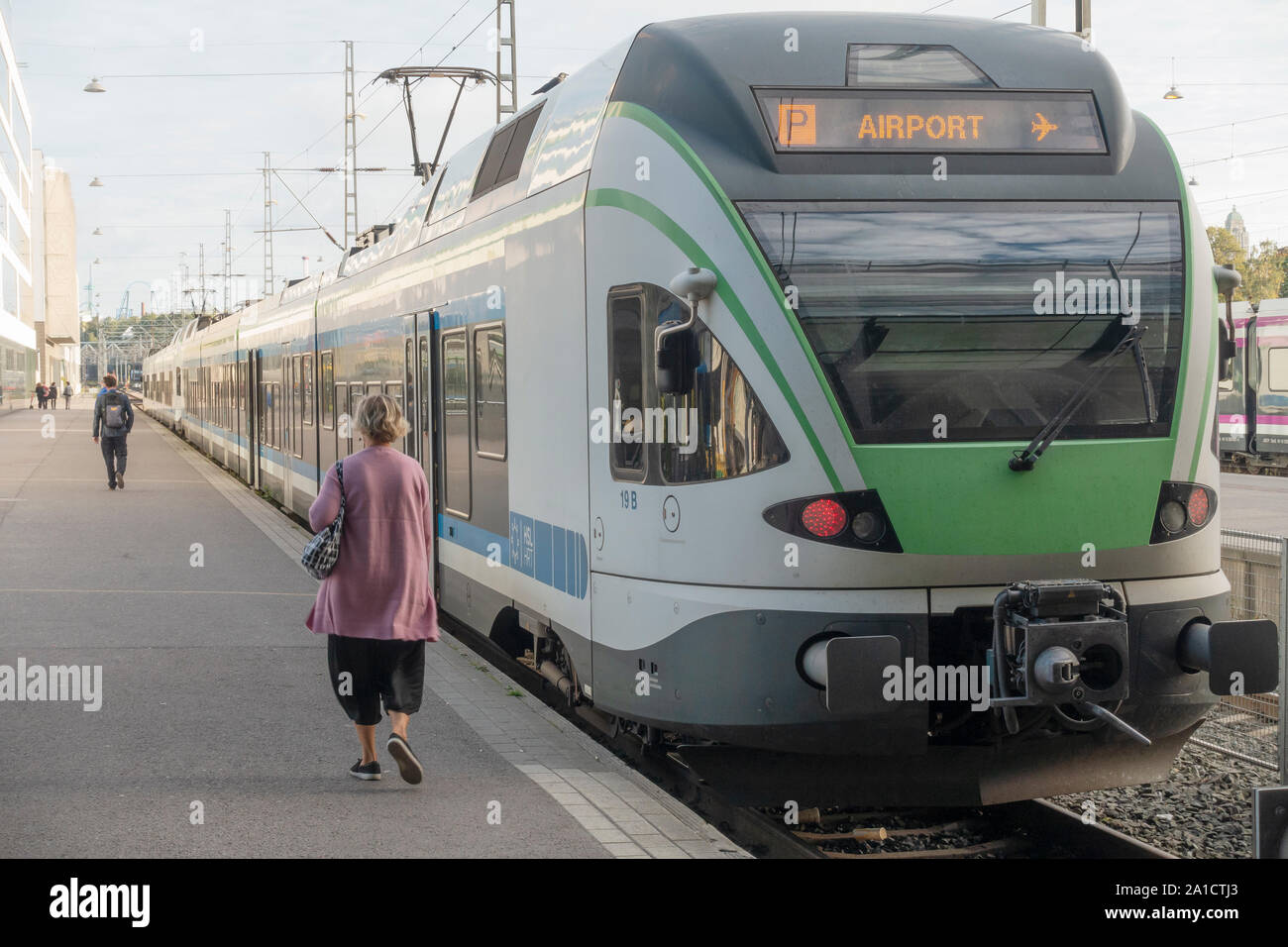 Finland commuter train hi-res stock photography and images - Alamy