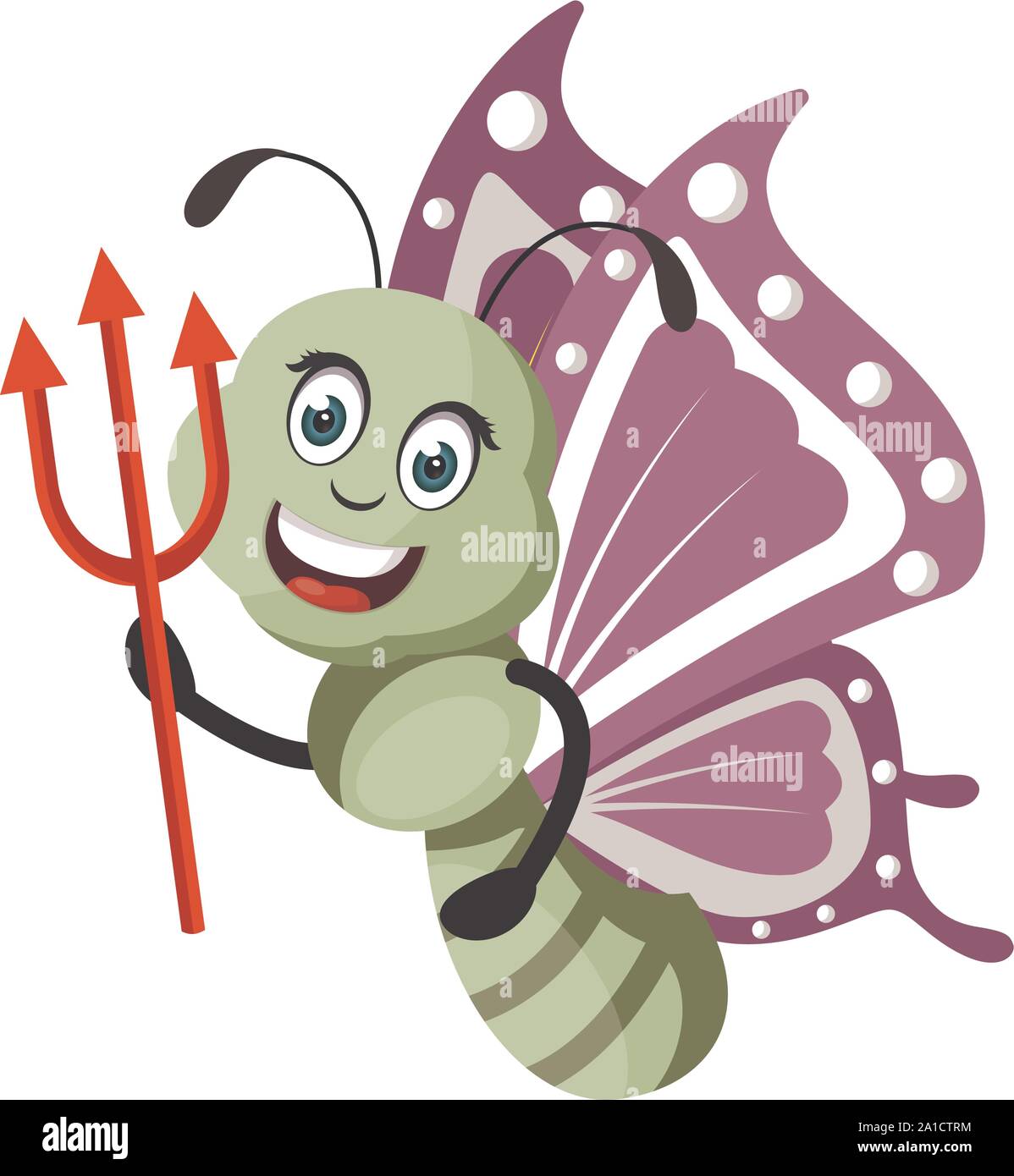 Devil butterfly Stock Vector Images - Alamy