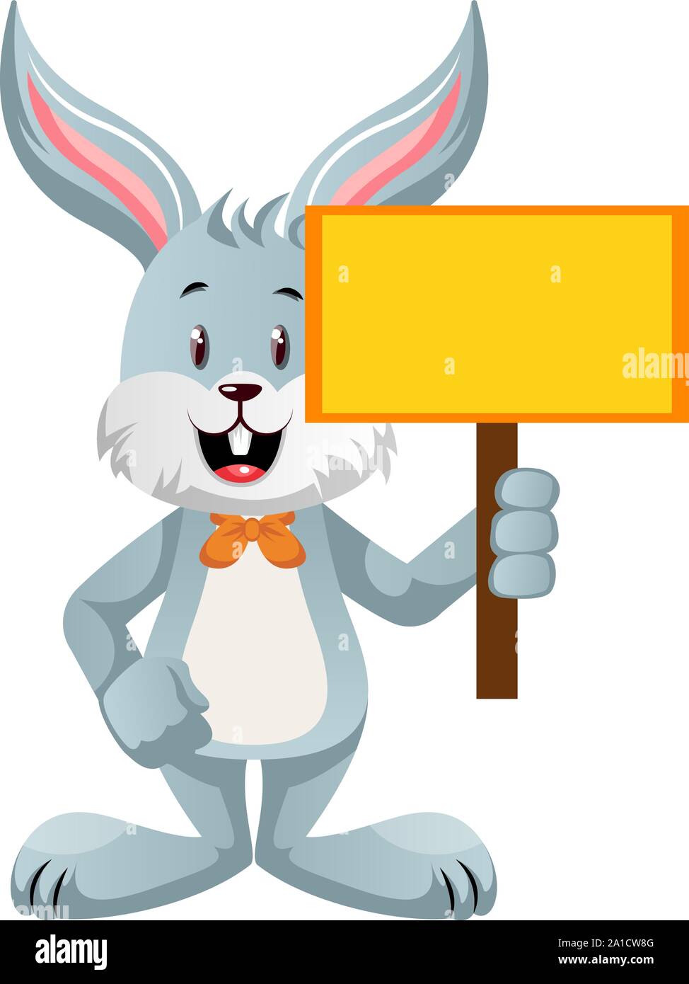 Rabbit upright Stock Vector Images - Alamy