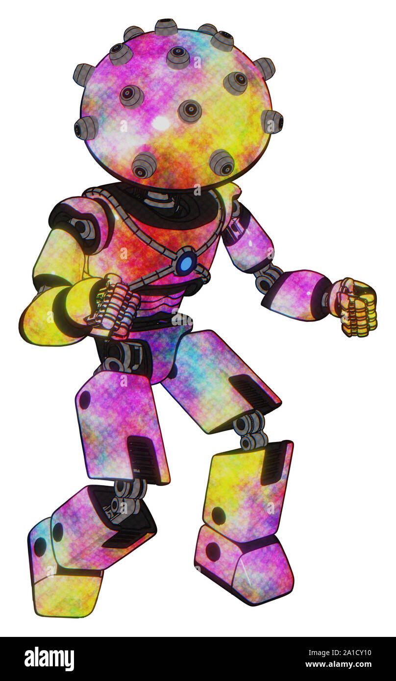 Cyborg containing elements: plughead dome design, light chest ...