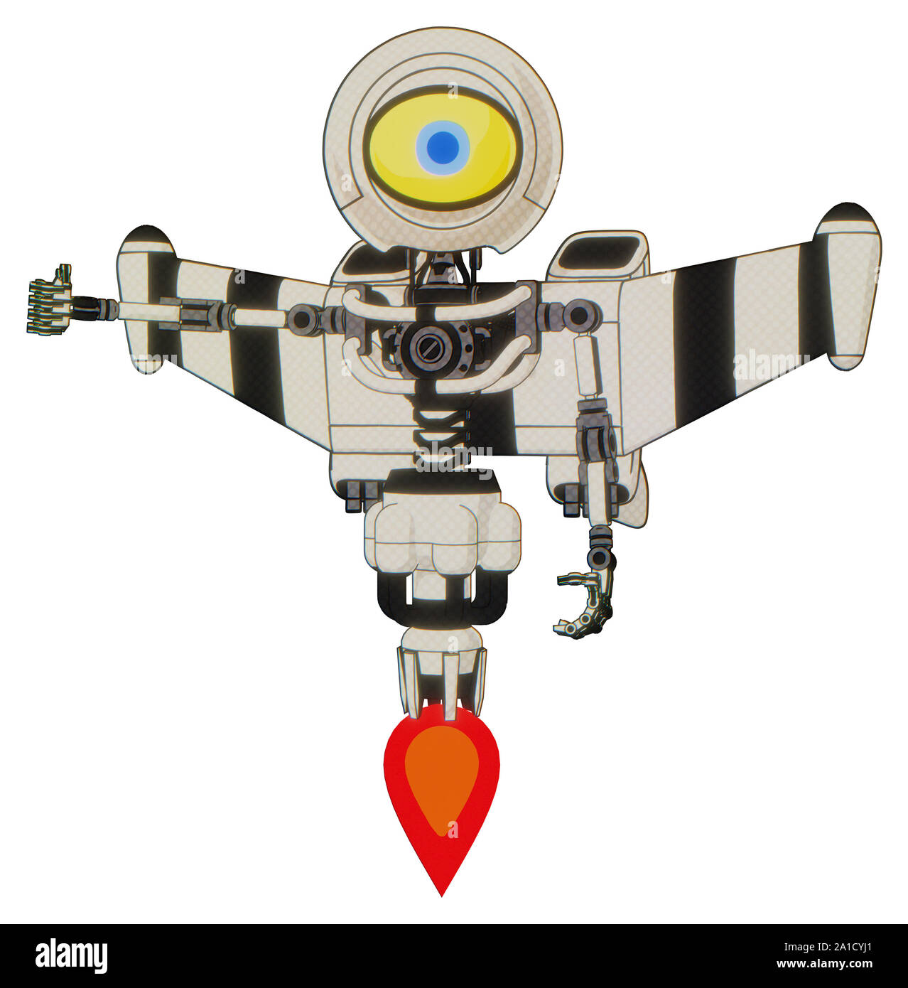 Cyborg containing elements: giant eyeball head design, light chest ...