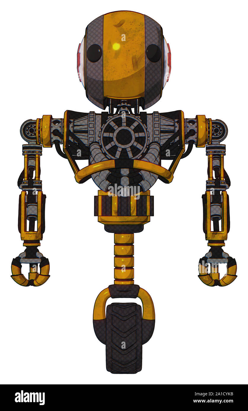 Mech containing elements: round head, maru eyes, first aid emblem ...