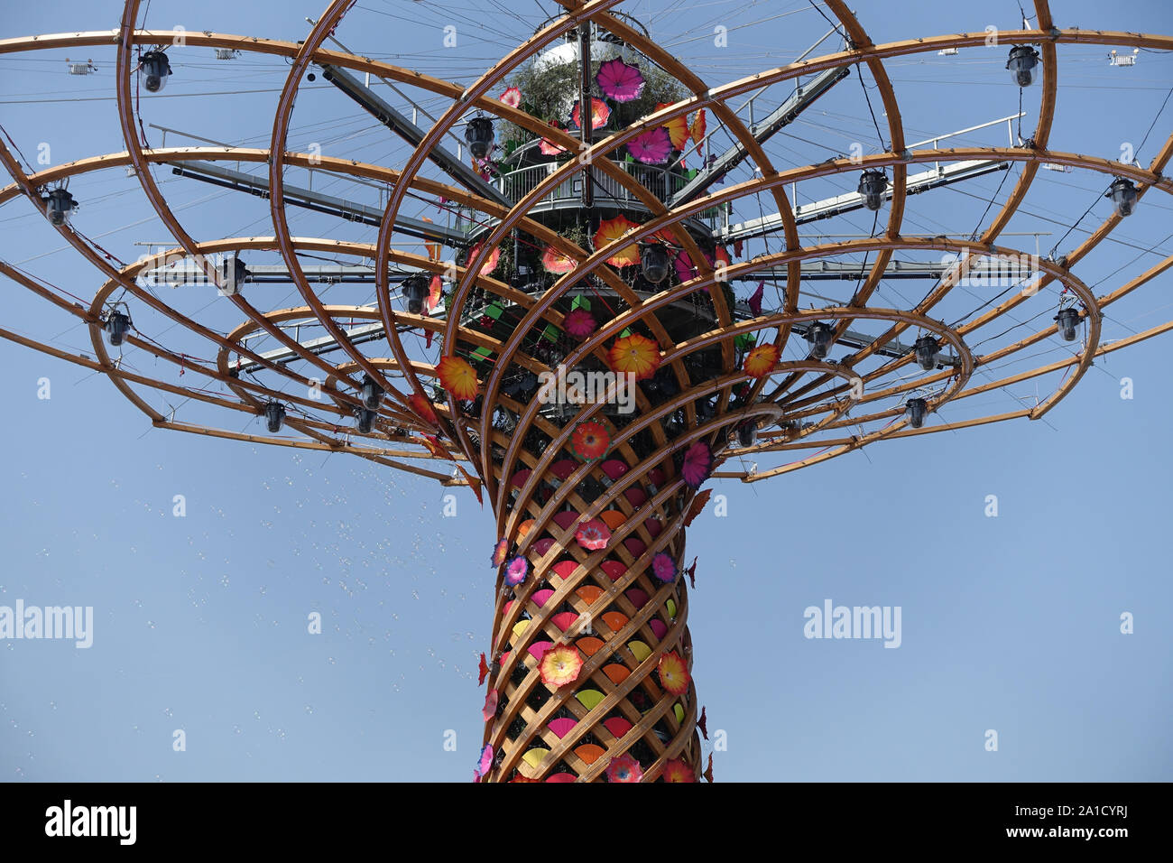 Mailand, Weltausstellung 2015, Albero della Vita, Baum des Lebens am ...