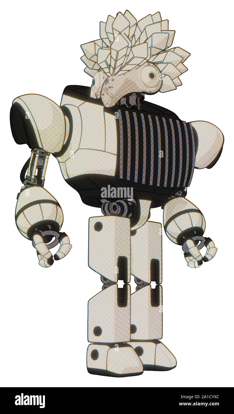 Automaton containing elements: bird skull head, bone skull eye holes ...