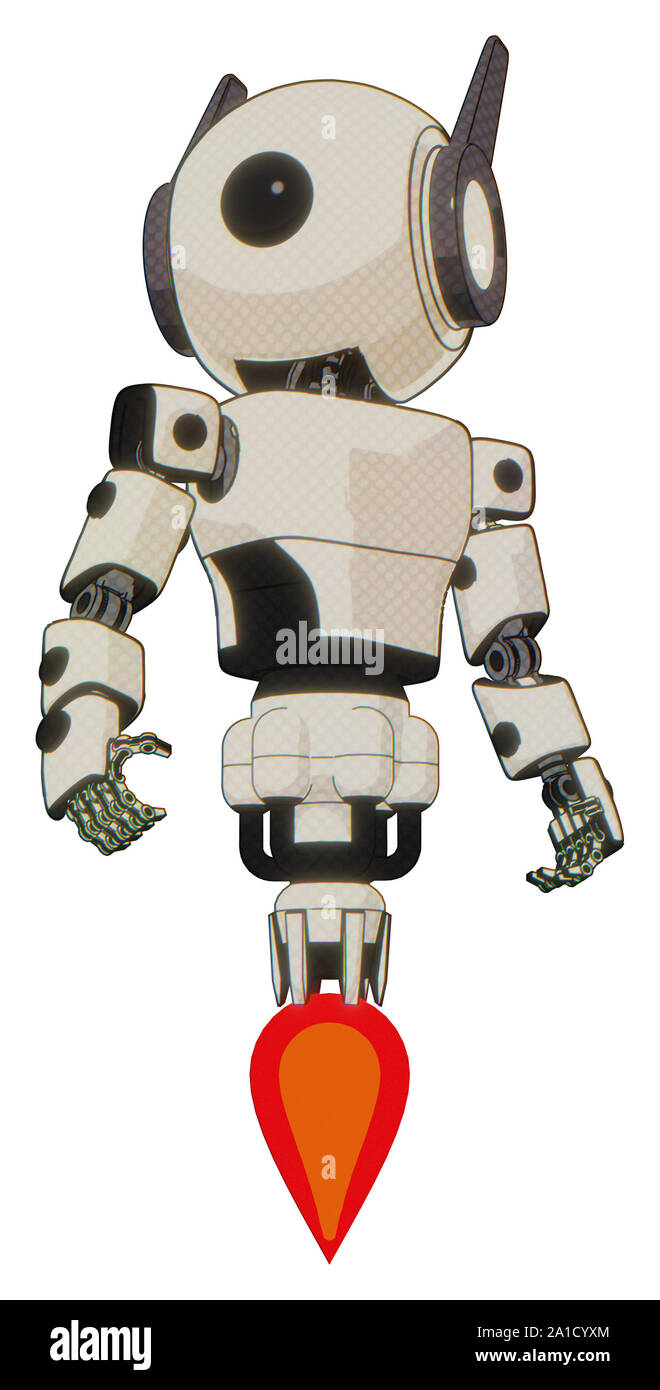 Android containing elements: round head, large cyclops eye, head ...