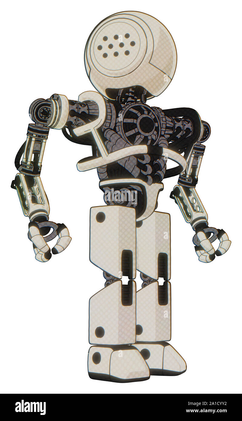 Cyborg containing elements: dots array face, heavy upper chest, no ...