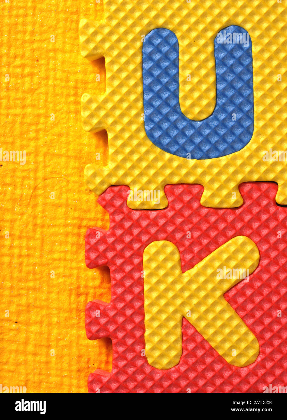 Kiddies style Colored Alphabet and number blocks Stock Photo - Alamy