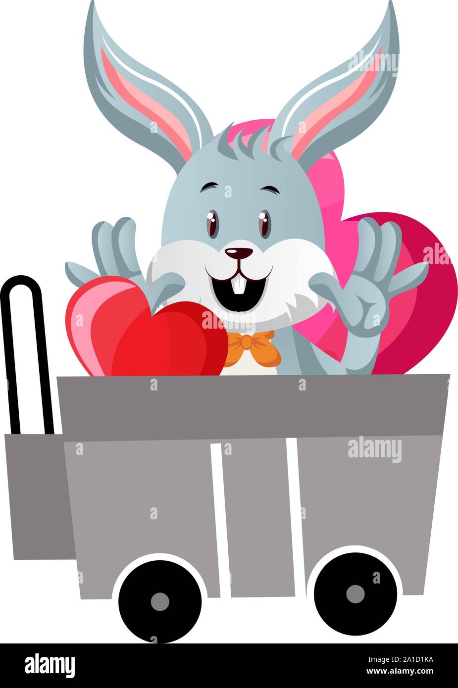 Shopping cart full food in Stock Vector Images - Alamy