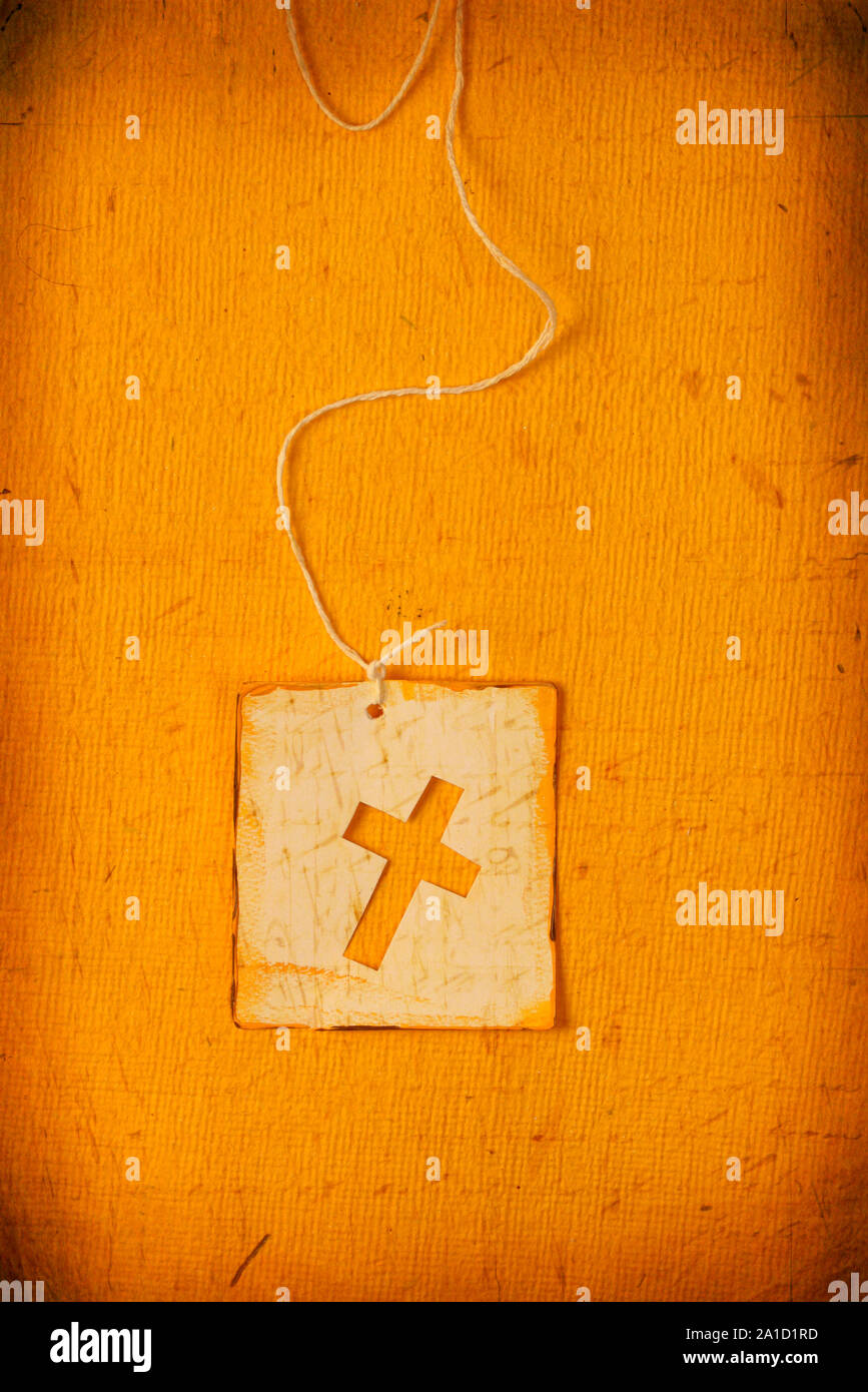 Close up of an old Holy cross Stock Photo - Alamy