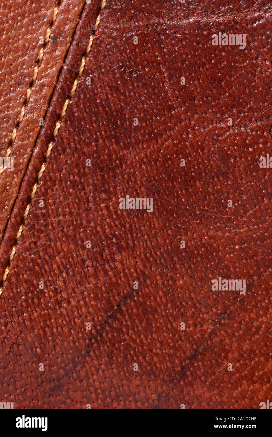 Close Up of a Leather texture with details Stock Photo - Alamy