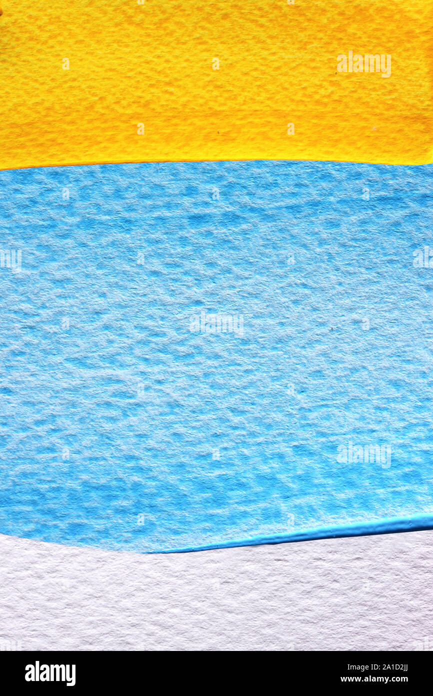 Close up of abstract color ink brush marks Stock Photo - Alamy