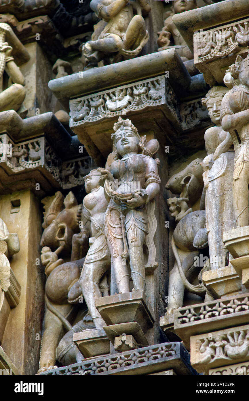 Finest and most numerous sculptures of Adinatha temple Stock Photo - Alamy