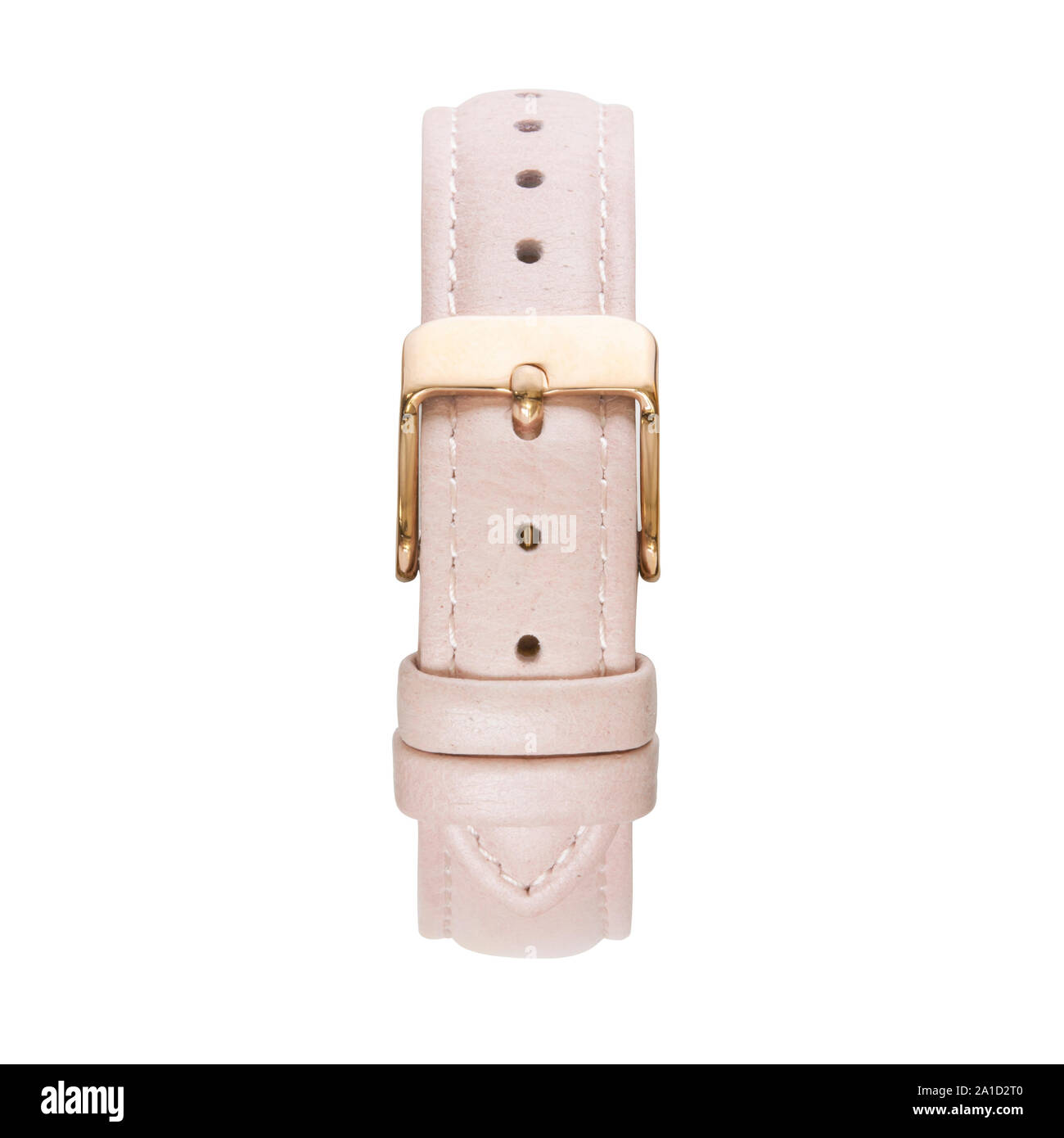 Stylish Modern Wrist Watch timepiece isolated / cut out on white ...