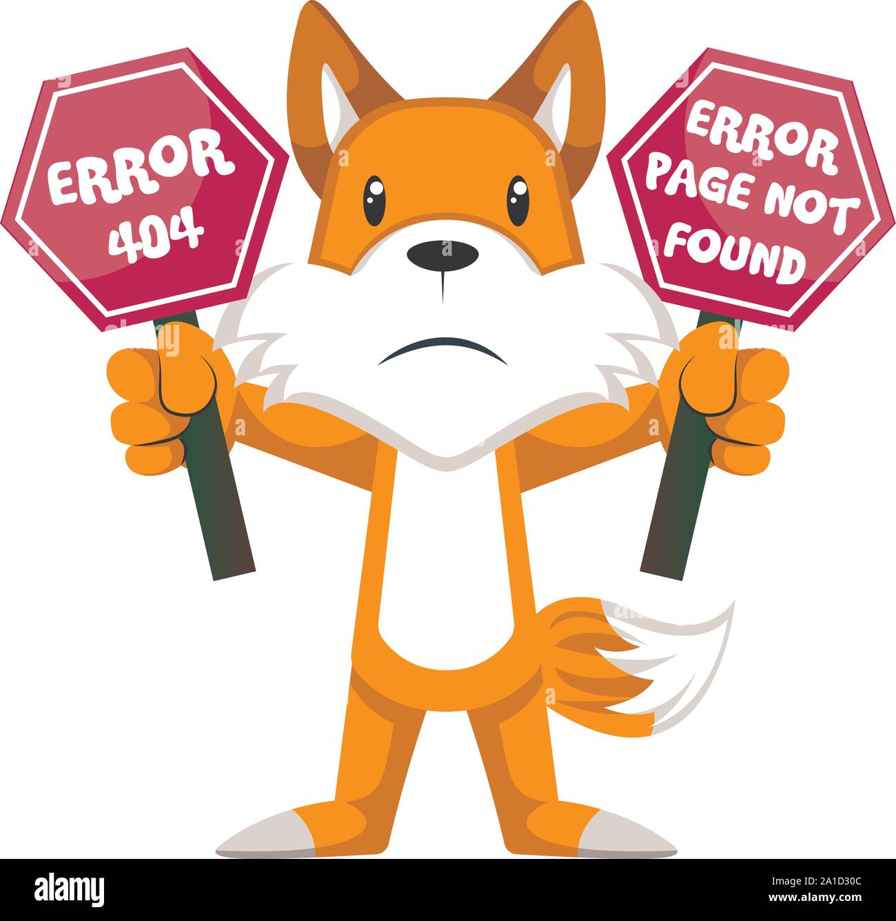 Minimal fox Stock Vector Images - Alamy