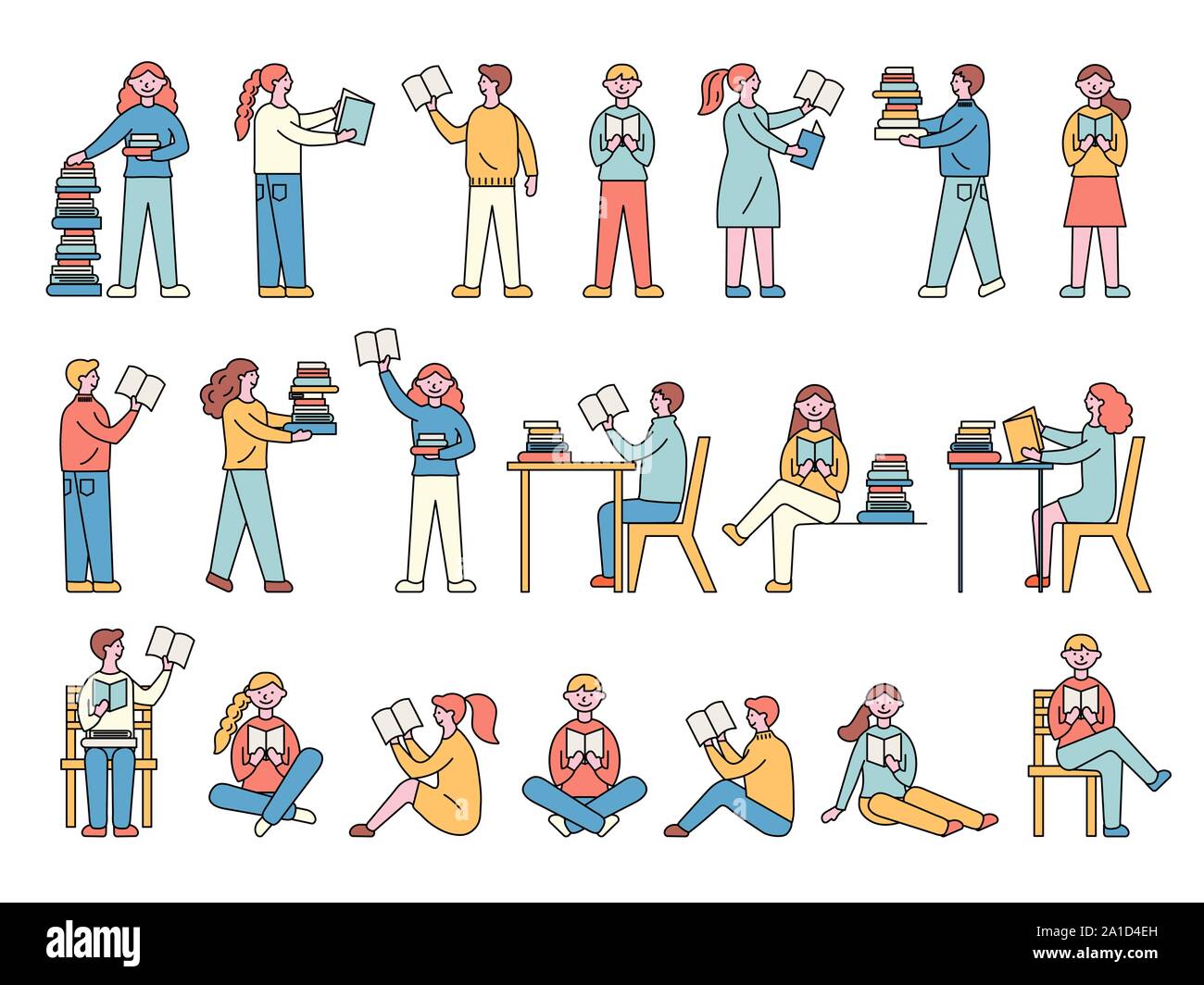 Prepare reading Stock Vector Images - Alamy