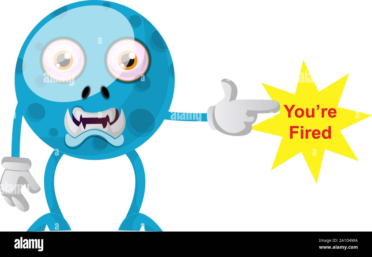 Fired man cartoon illustration hi-res stock photography and images - Alamy