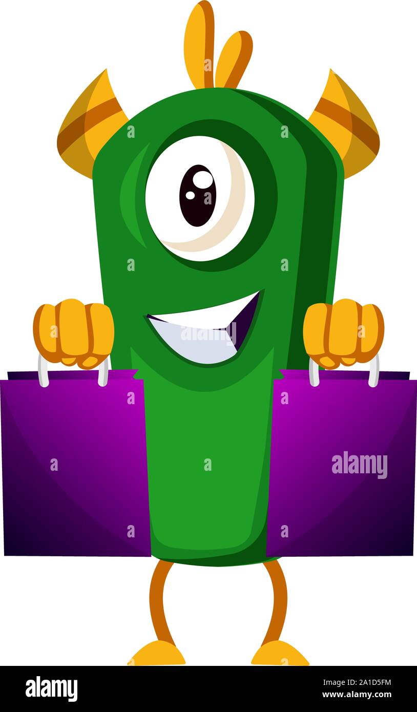 Graphic image monster on Stock Vector Images - Alamy
