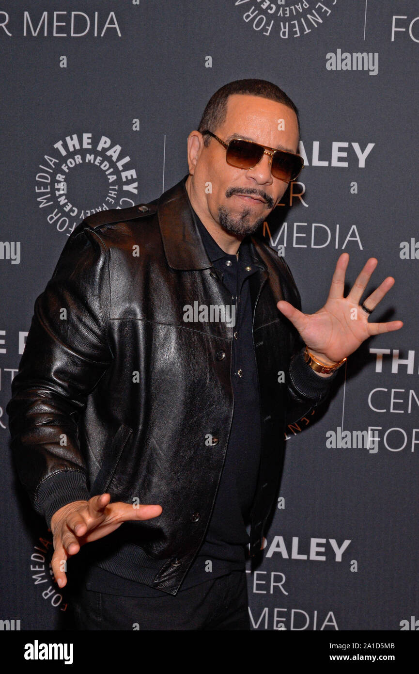 New York, United States. 26th Sep, 2019. Ice-T (Tracy Lauren Marrow ...