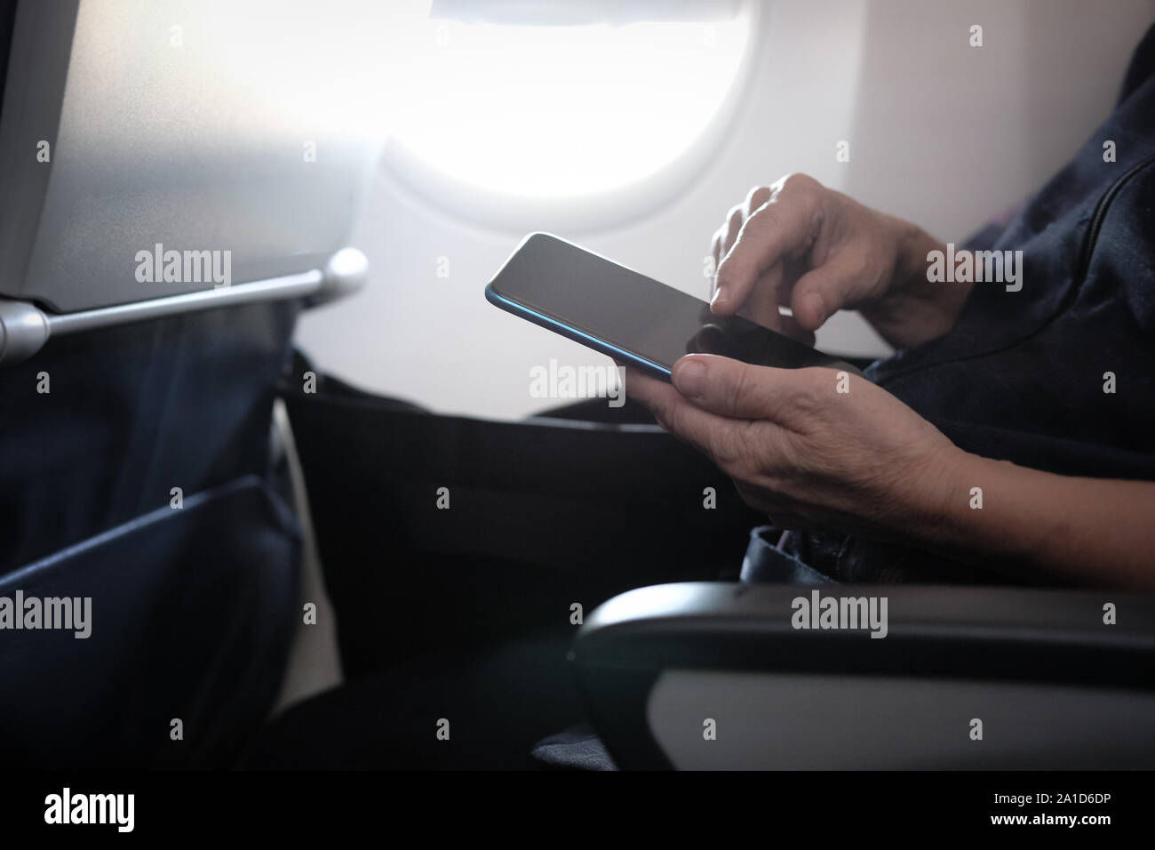 Phone cabin aircraft hi-res stock photography and images - Alamy