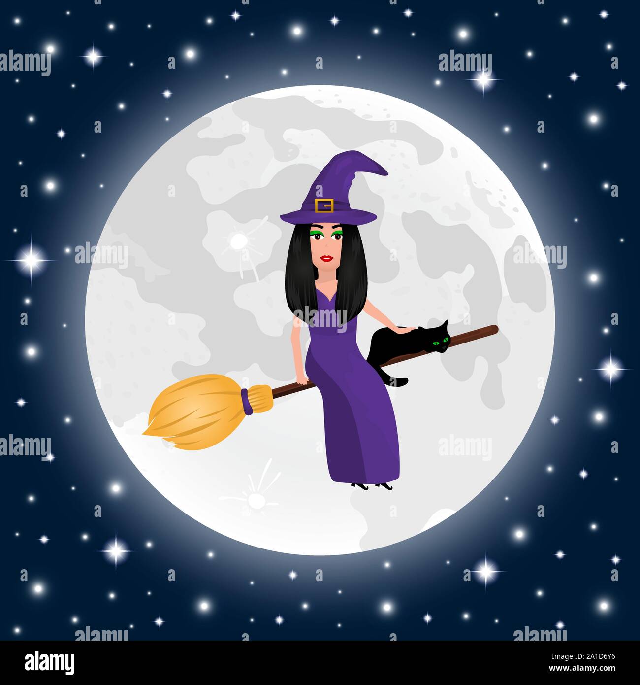 Happy witch hi-res stock photography and images - Alamy