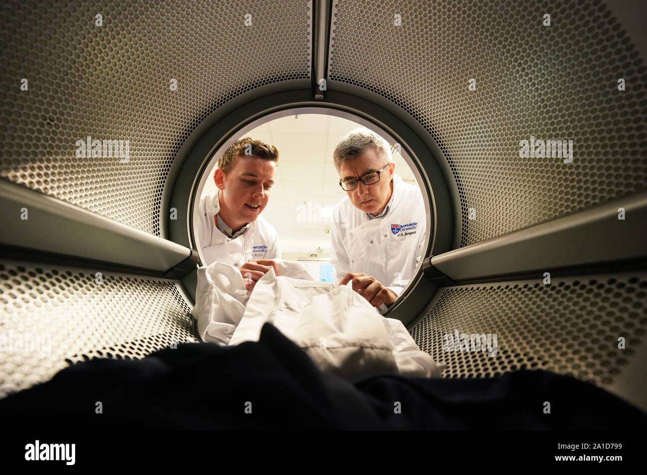 PHD student Max Kelly, 24 and marine microbiologist Professor J Grant ...