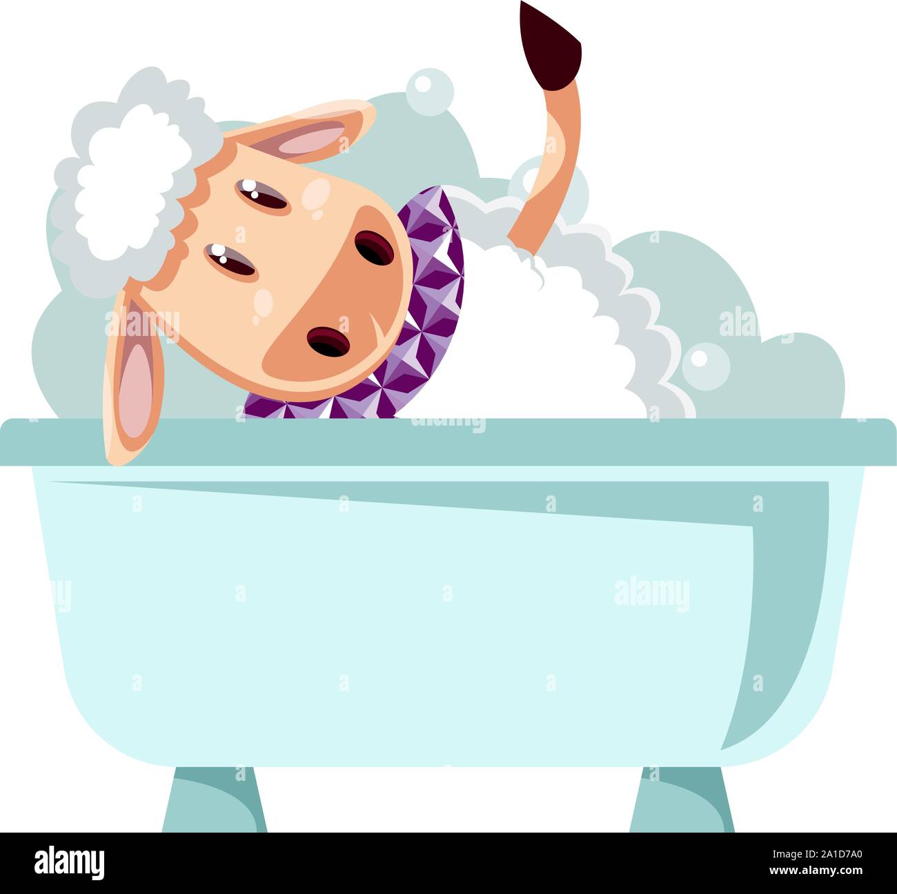 Sheep grooming Stock Vector Images - Alamy