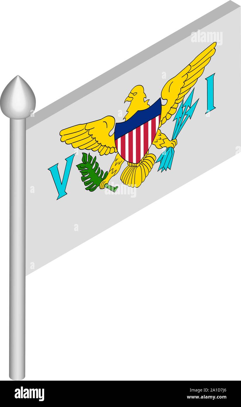 Us virgin islands flag hi-res stock photography and images - Alamy