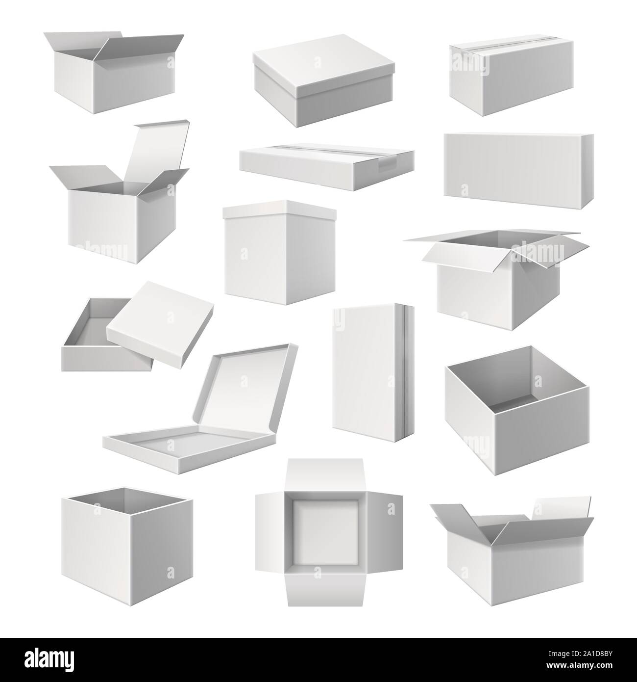 3d cargo container boxes Stock Vector Images - Alamy