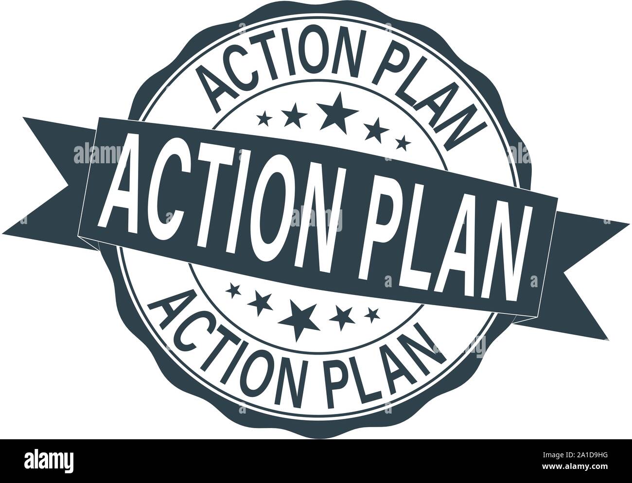 action plan stamp. blue round action plan grunge vintage stamp. action ...