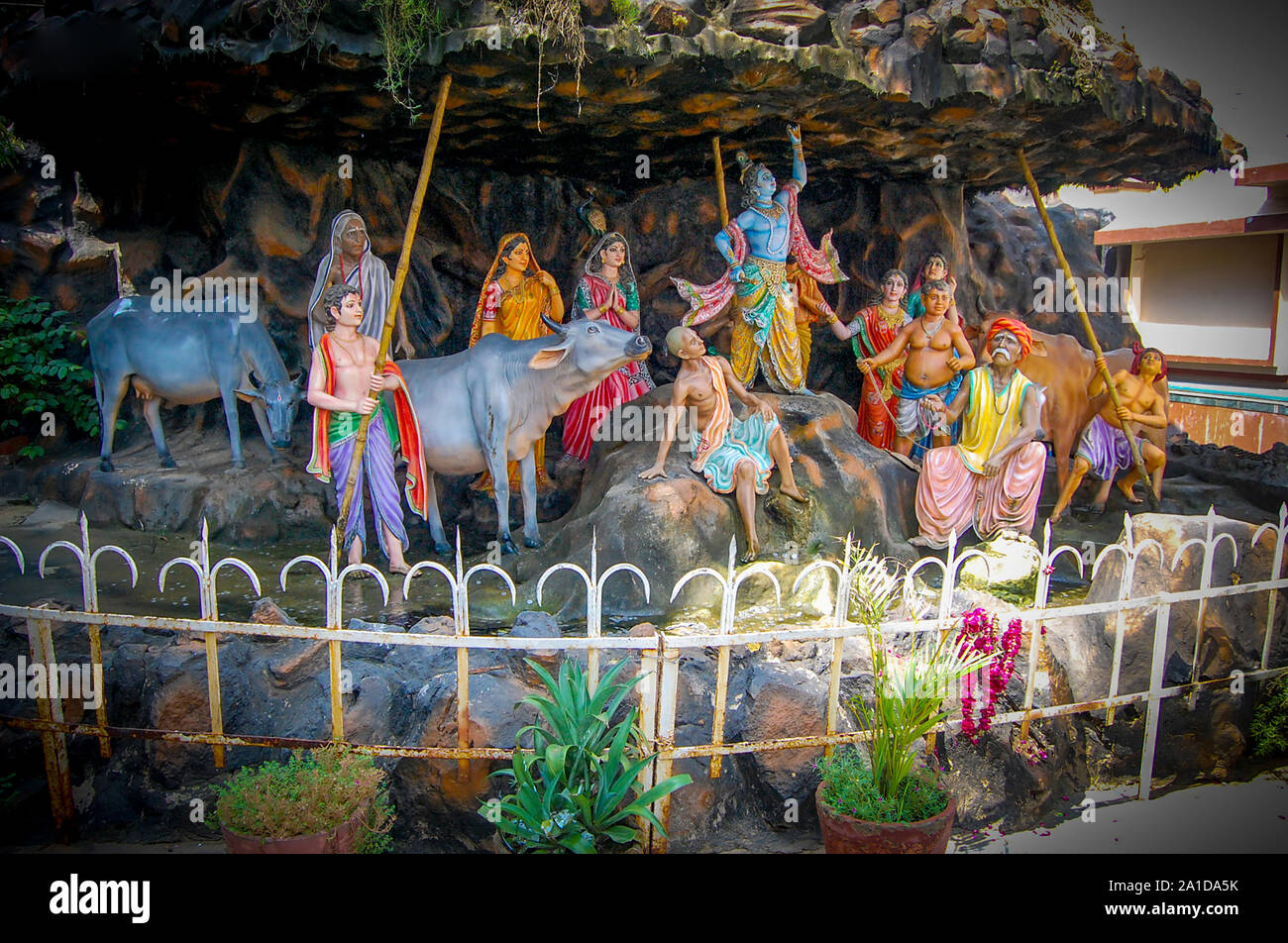 Vrindavan, krishna hi-res stock photography and images - Alamy