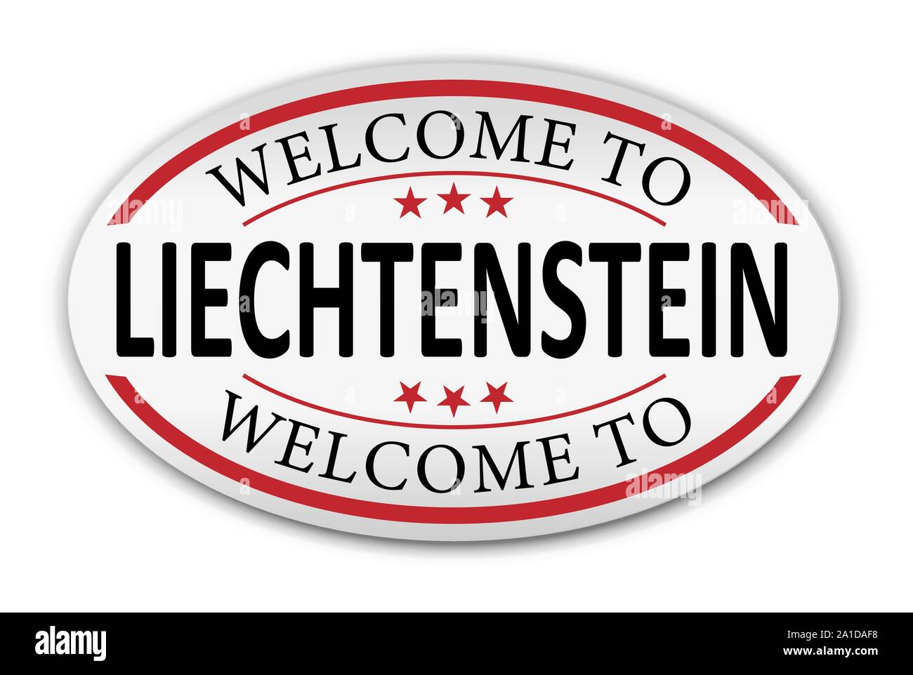 Vector logo for Principality of Liechtenstein, on white background ...