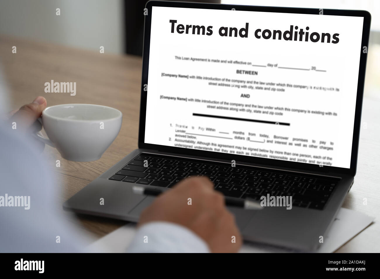 Confirm settlement hi-res stock photography and images - Alamy