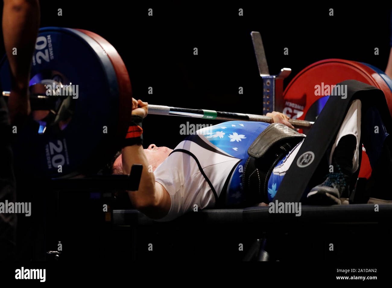 Tokyo, Japan. 26th Sep, 2019. Takashi Kato (JPN) Para Powerlifting ...