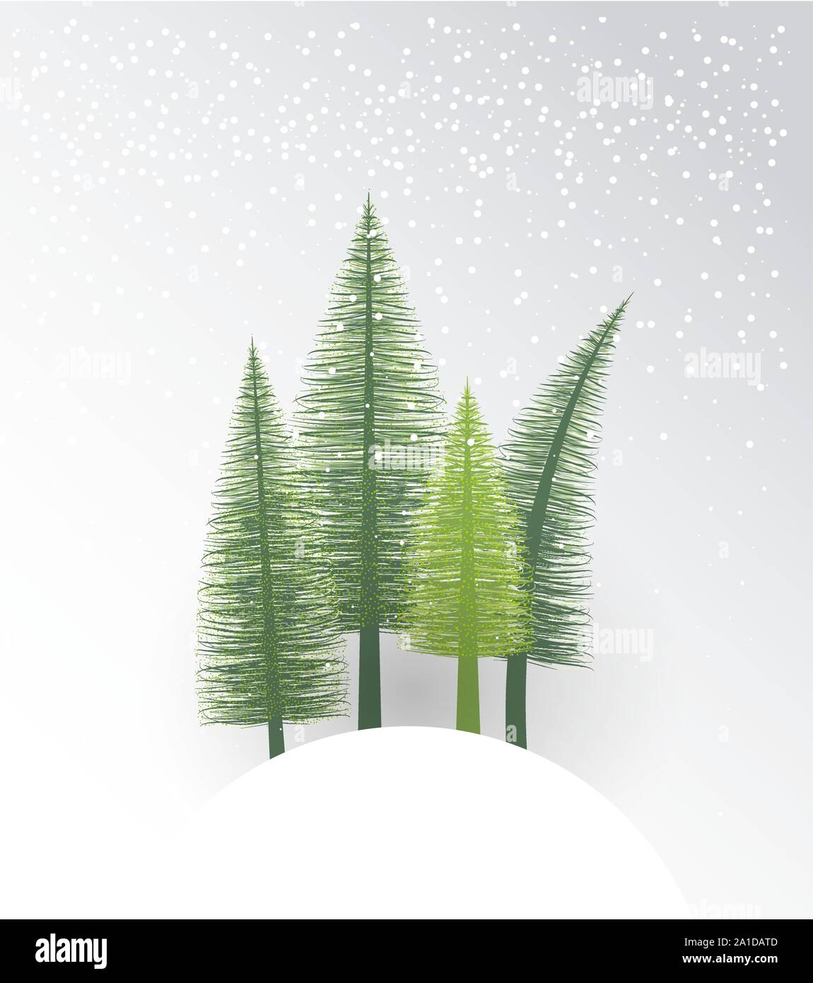 Natural background with christmas tree Stock Vector Image & Art - Alamy