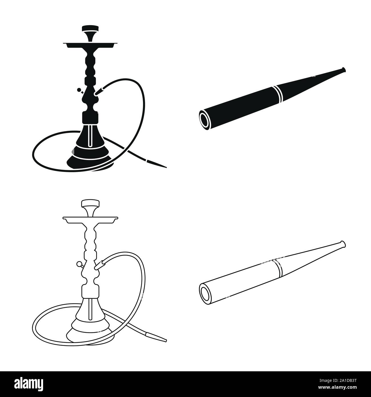 Isolated object of refuse and stop symbol. Set of refuse and habit ...